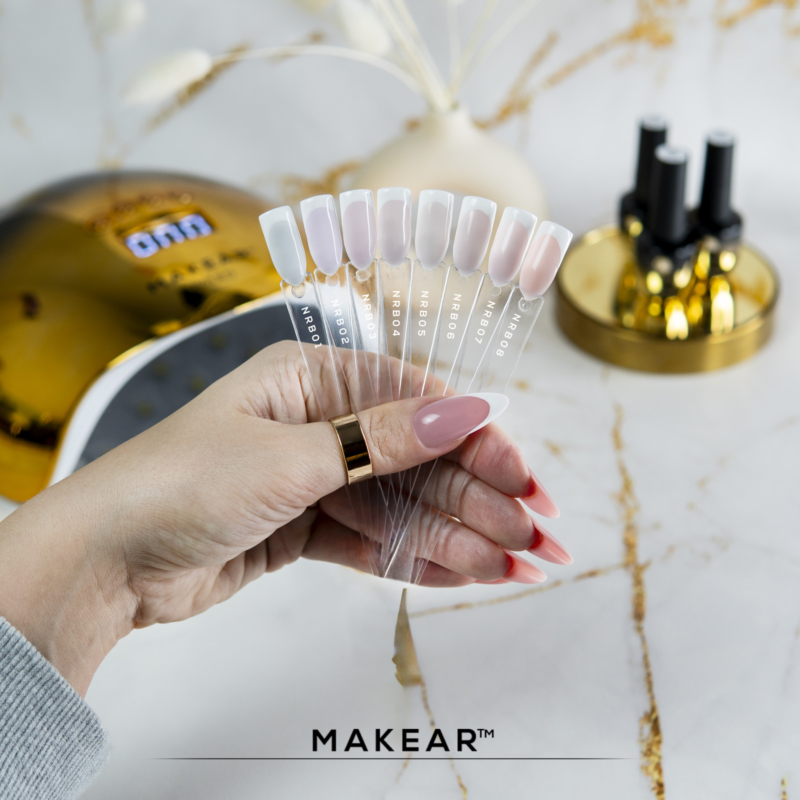 NRB02 Nude Rubber Base Makear 8 ml | Makear™ - Podaj Dłoń Expertom